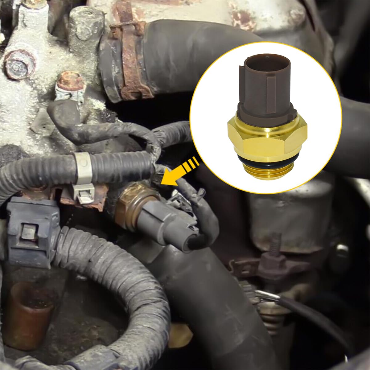 Mua Radiator Coolant Fan Switch, Water Temperature Sensor, 37760-P00 ...