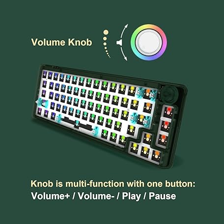 Mua GK GAMAKAY LK67 RGB Modular DIY Mechanical Keyboard, 67 Keys Hot ...