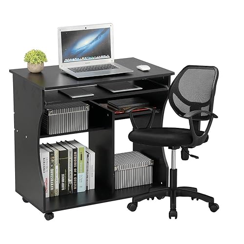 Piranha Trading PC1g Computer and Writing Desk with Cupboard, Storage ...