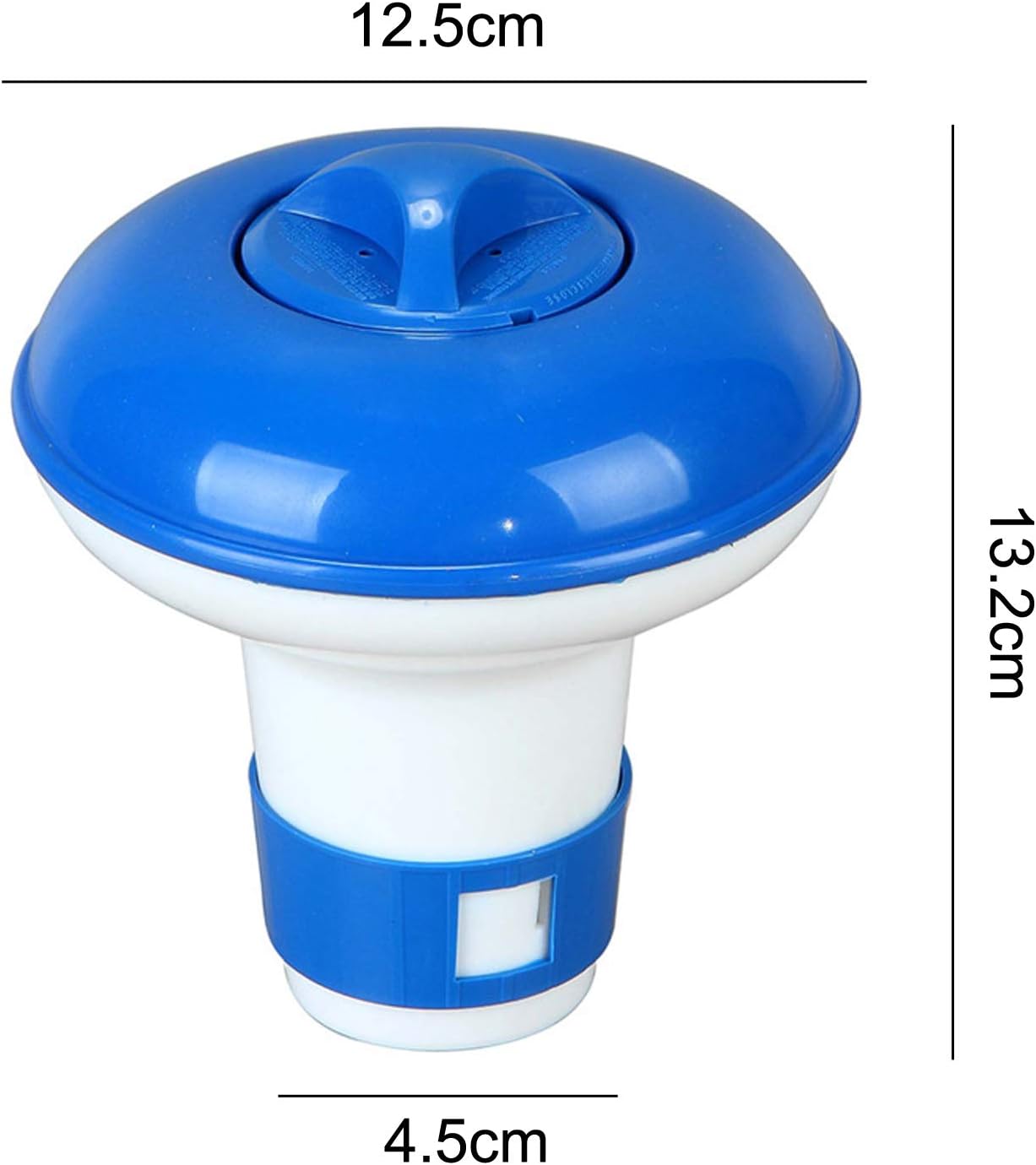 Fengshunte 5 Inches Swimming Pool Floating Chemical Chlorine Dispenser ...