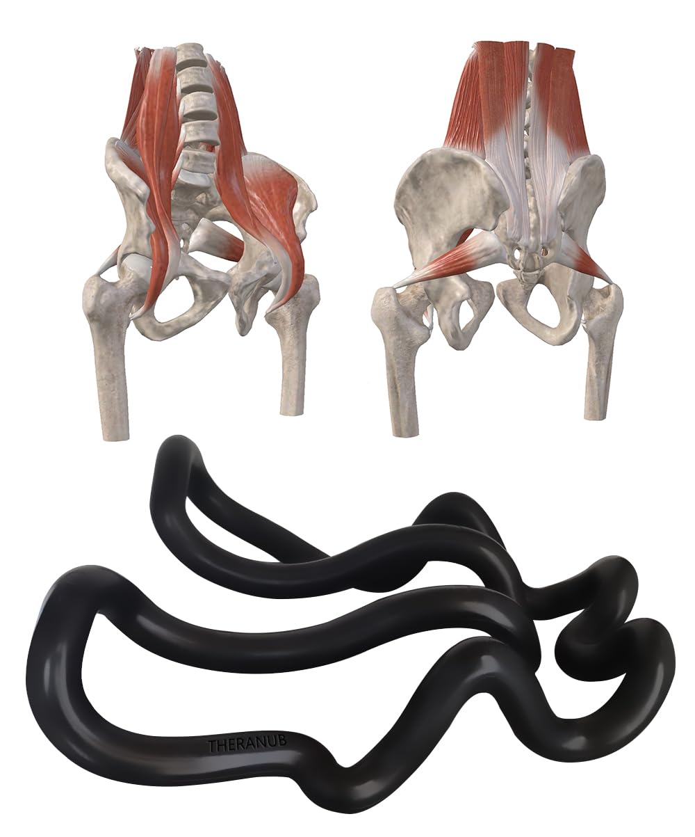 THERANUB Back Hoop Iliacus Release Tool Massage Hip Flexors Psoas ...