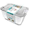 Amazon.com: Kitchen Spaces Colander Bin, Produce Saver, Fridge ...