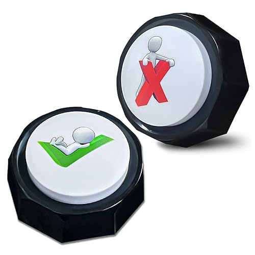 KiViRap Right Wrong Button, Easy to Use Judge Right or Wrong,Talking ...