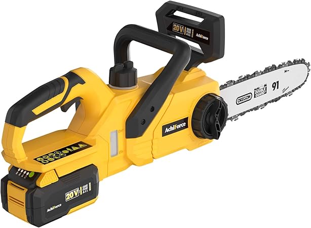 Amazon.com : Cordless Chainsaw, AchiForce 10-Inch Battery-Operated ...