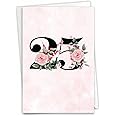 Amazon.com : NobleWorks - 25th Milestone Anniversary Greeting Card with ...
