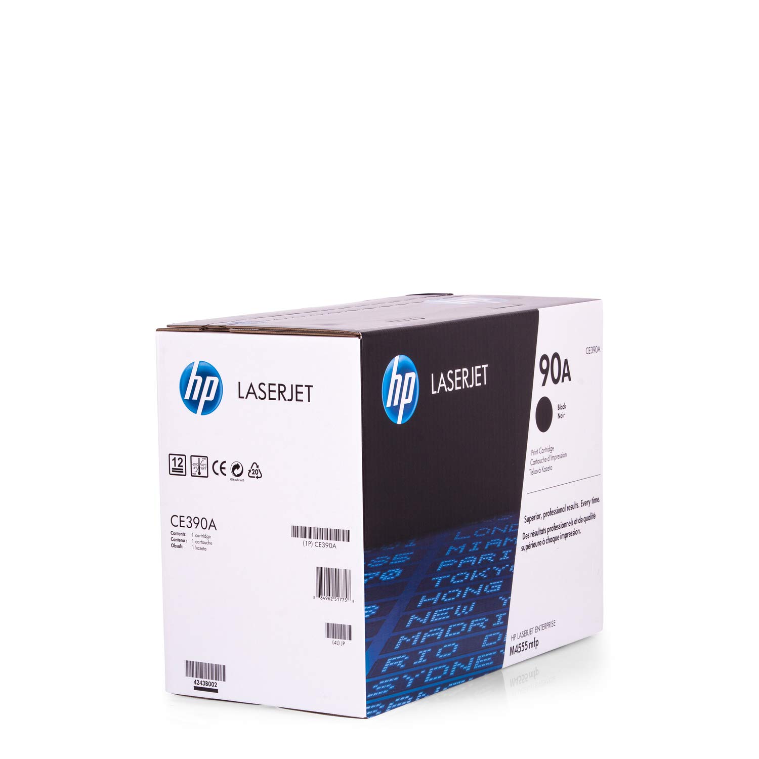 HP 90A - black - original - LaserJet - toner cartridge ( CE390A ...