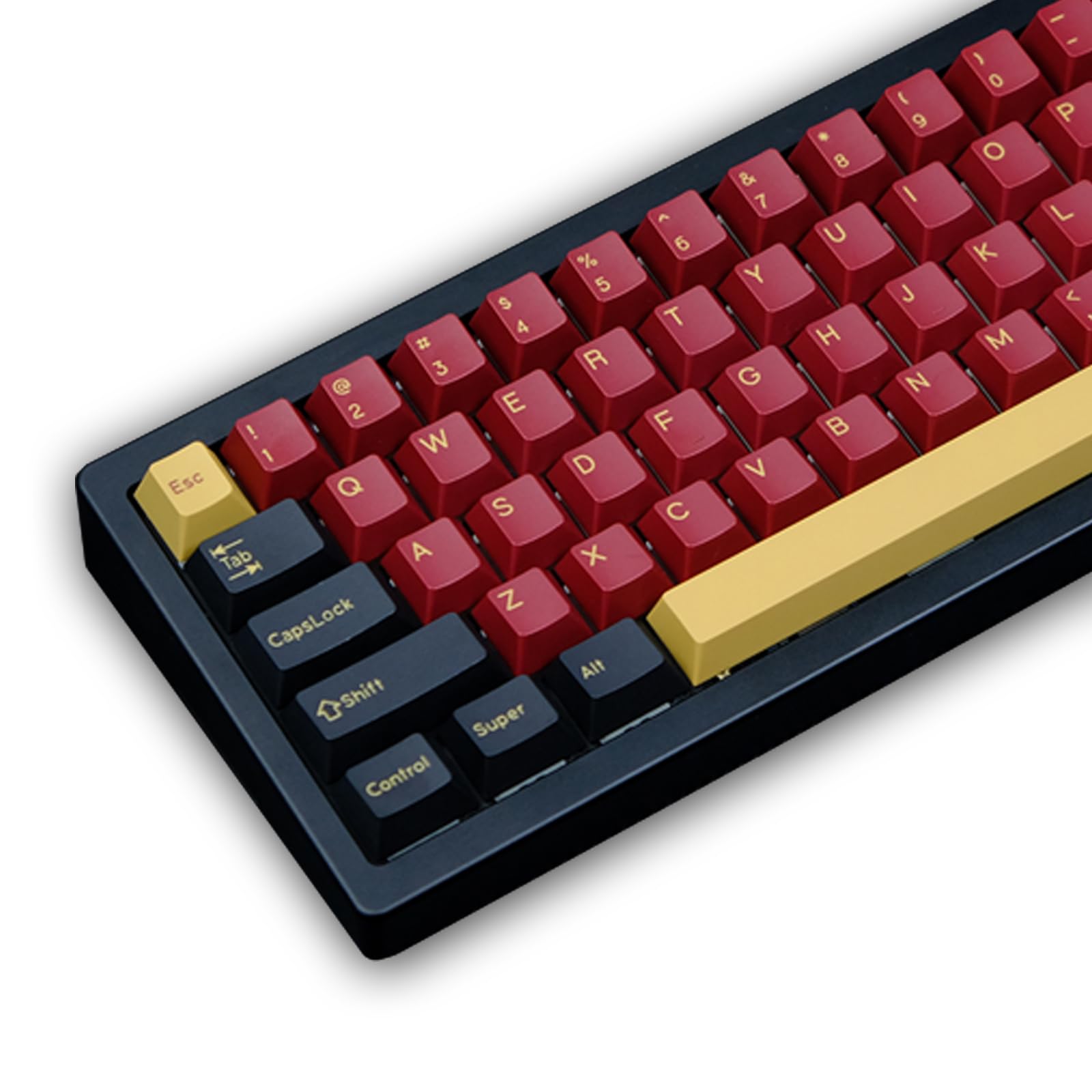 Mua PBT Double Shot Custom Keycap Set,Keycaps 60 Percent-176 Keys Red ...