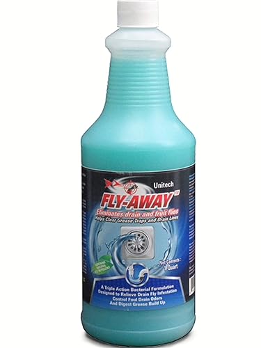 FLY-AWAY Drain Fly Killer, Fruit Fly Killer, Drain Fly Treatment ...