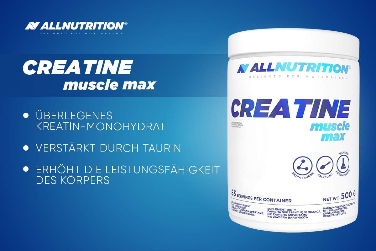 Allnutrition Creatine Monohydrate Muscle Max All Nutrition 500g – BigaMart