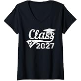 Amazon.com: Class Of 2027 Graduation 2027 Senior First Day Of School T ...