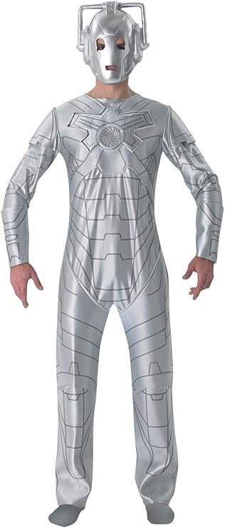 Rubie's Official Doctor Who Cyberman, Adult Costume - Standard Size ...