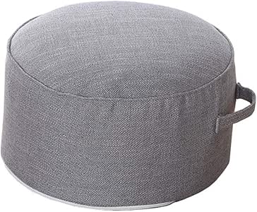 Amazon.com: Round Pouf Foot Stools Comfortable Ottoman Floor Seat ...