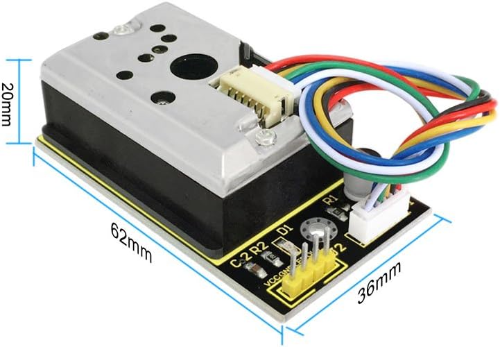 KEYESTUDIO Pm2.5 Sensor for Pm2.5 Air Particle Monitor for Arduino Mega ...