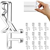 Amazon.com: Hidden Channel Valance Clips, 2-1/8inch Clear Plastic ...