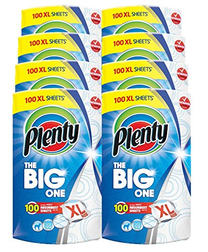 Plenty Fat Designer Kitchen Towel (2 Packs of 6 Rolls, Total 12 Rolls ...