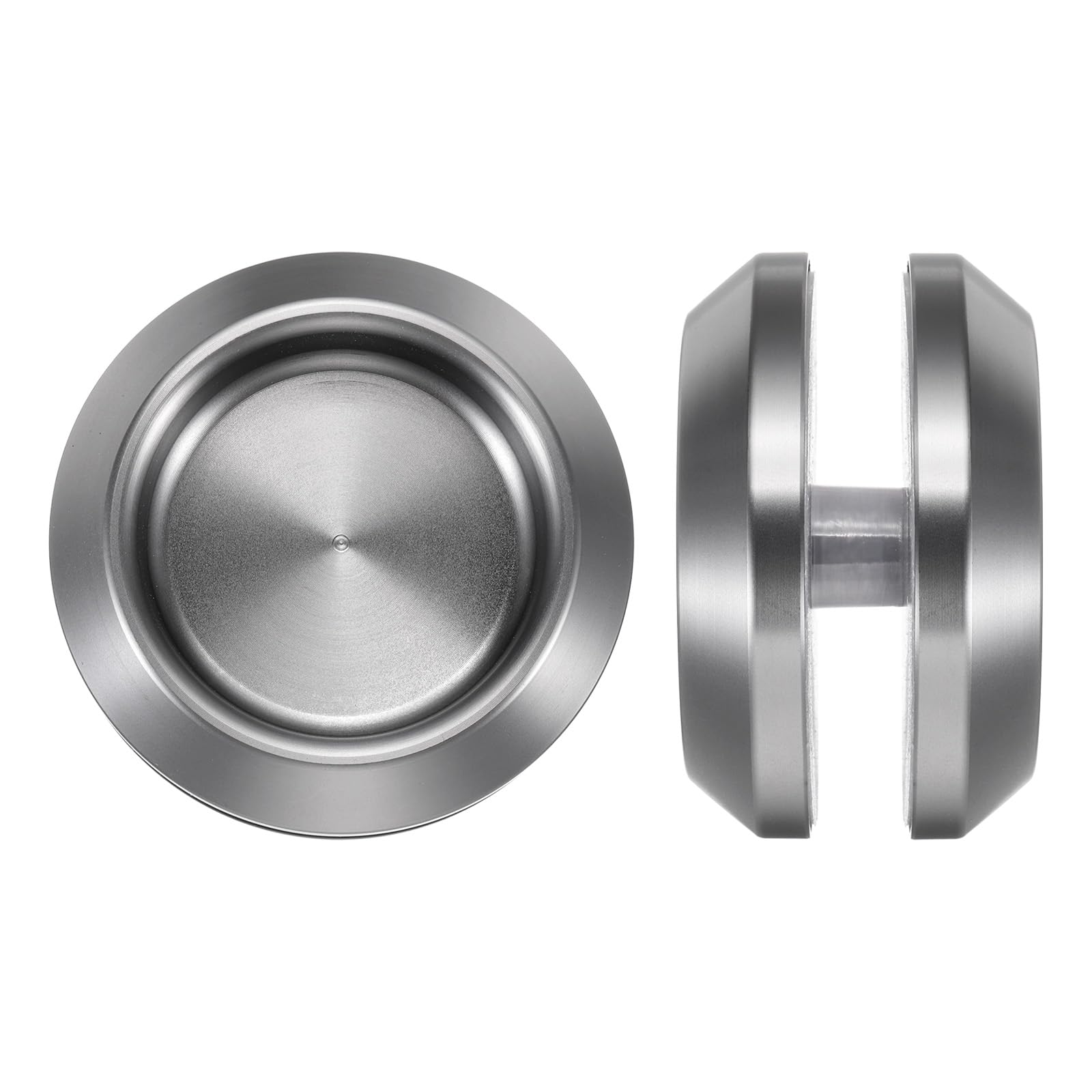 PATIKIL Round Sliding Glass Door Handle, 2 Pack 304 Stainless Steel ...