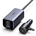UGREEN GAN 150W Cargador de Coche USB C PD3.1 140W, Distribuidor de Encendedor 4 Puertos 3C1A ...
