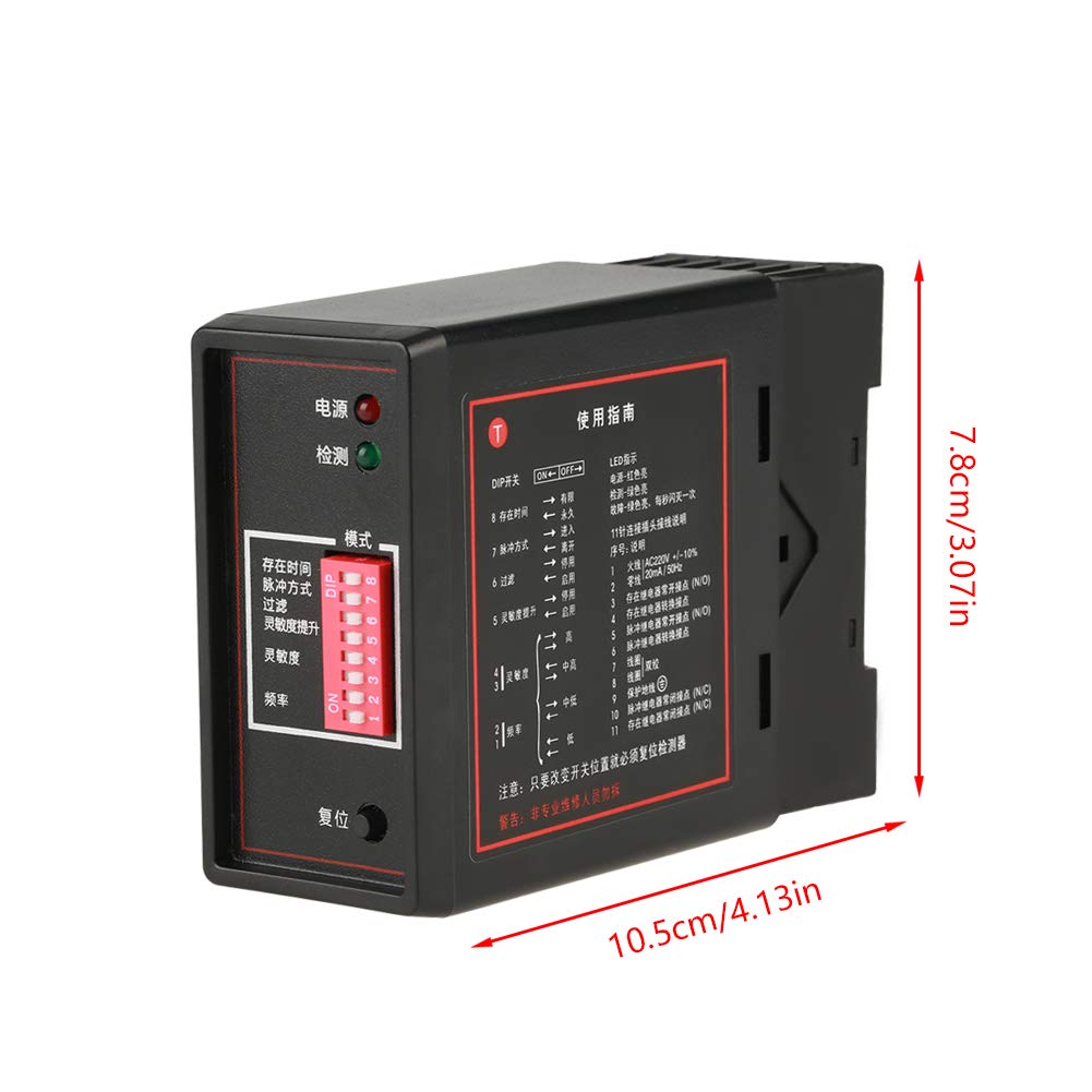 Vehicle Loop Detector, PD132 Single Channel Inductive Vehicle Loop ...