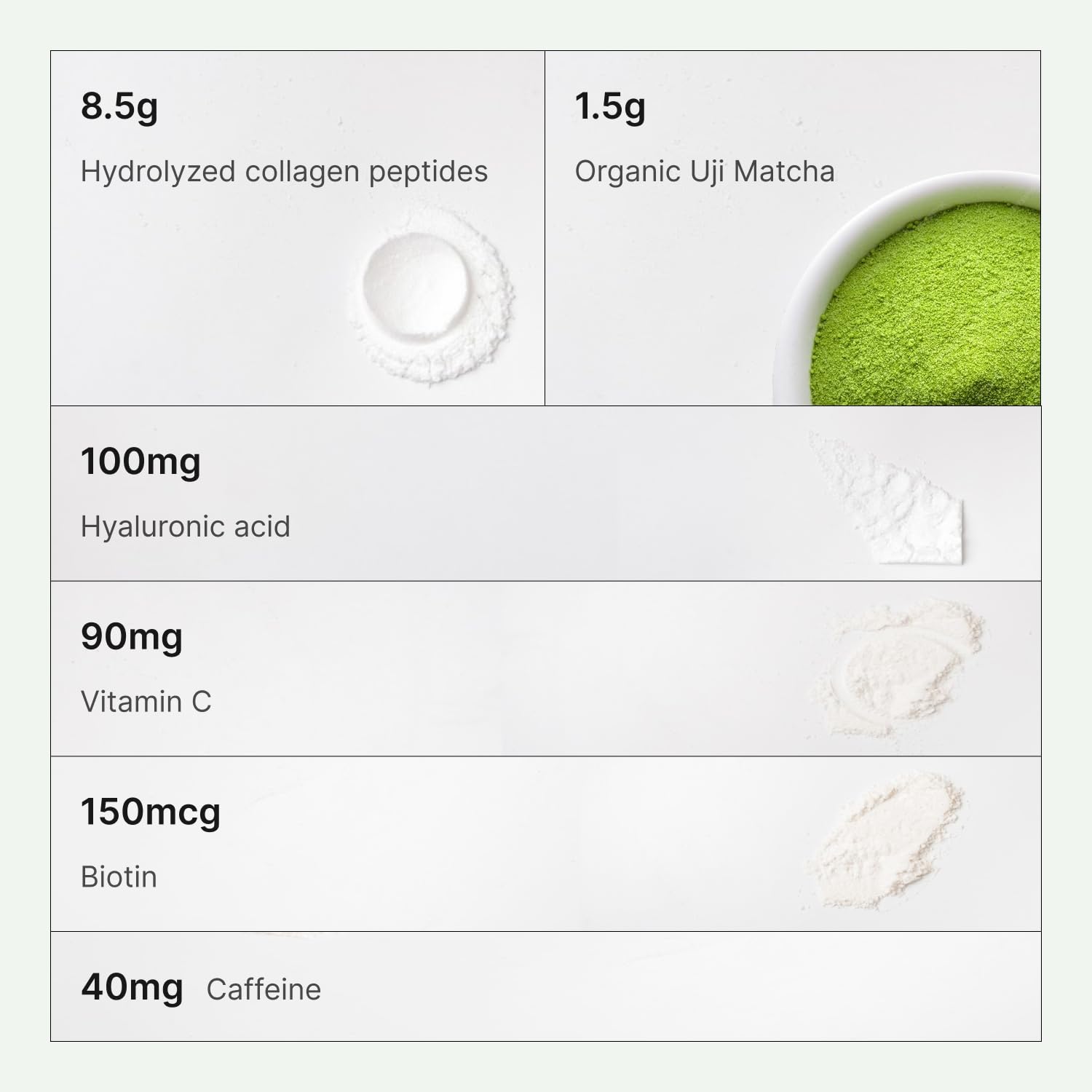 Mua Matcha Collagen Powder w Biotin, Hyaluronic Acid & Vitamin C ...