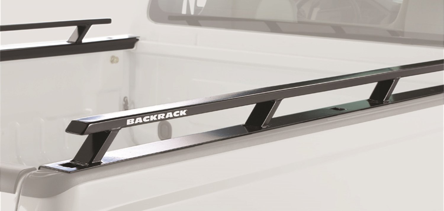 RealTruck Backrack Side Rails to use w/Standard Bed | Black, No Drill ...