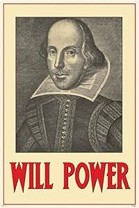 Amazon.com: Pyramid Will Power William Shakespeare Poster Print ...