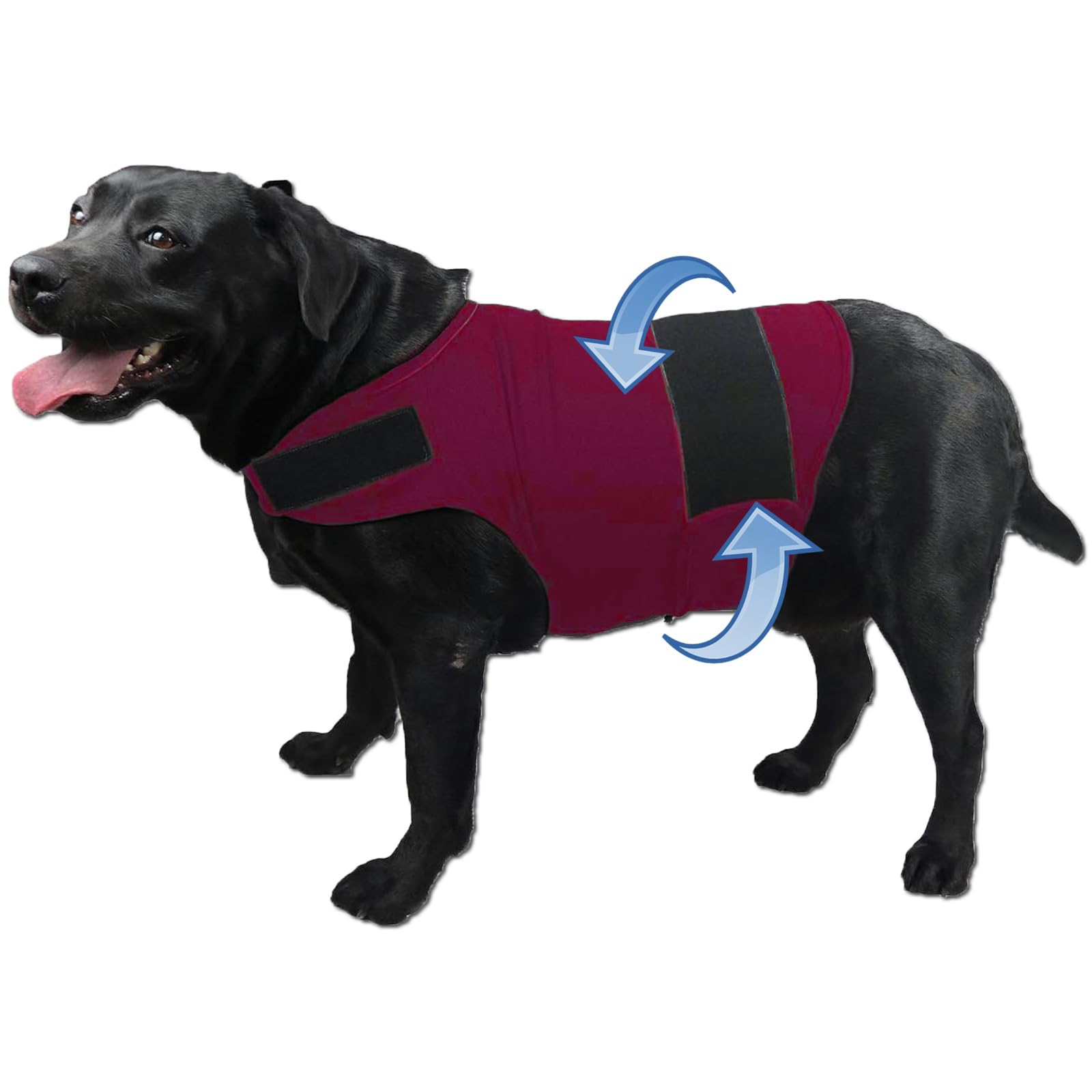 HCHYEY Dog Anxiety Jacket, Skin-Friendly Dog Calming Shirt - Dog Coat ...