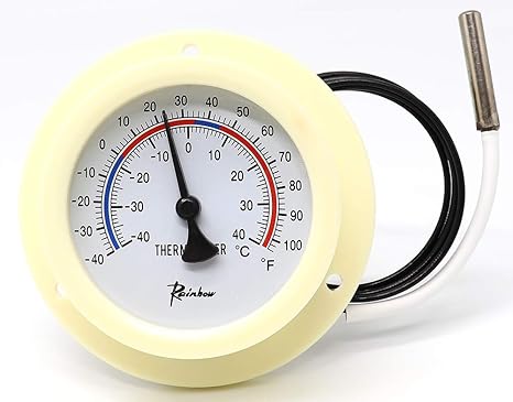 Capillary Thermometer TMRC-040-33H -40 ℉ ~ +104 ℉: Amazon.com ...
