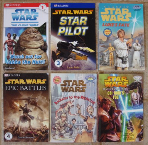 Star Wars: Set of 6 Step Into Reading and Dorling Kindersley Beginning ...