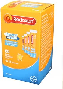 Amazon.com: Redoxon Double Action Orange Effervescent Tablets, 1000mg ...