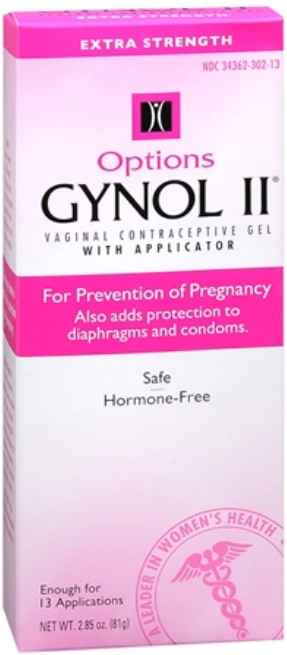 Amazon.com : Options Gynol II Vaginal Contraceptive Jelly Extra ...