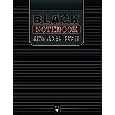 Black Paper Notebook For White Ink and Gel Pens: A Black Page Journal ...
