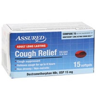 Assured Adult Long Lasting Cough Relief DXM HBr | Ubuy Nepal