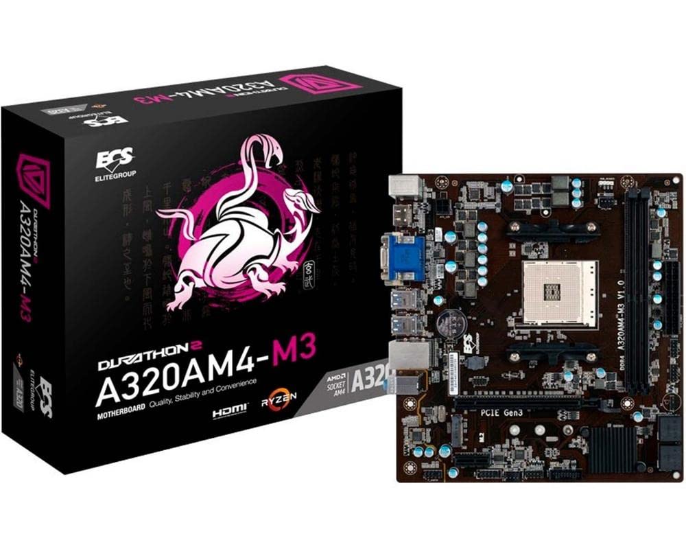 Mua ECS Elitegroup A320AM4-M3D AMD A320 AM4 Ryzen 7th Gen Athlon ...