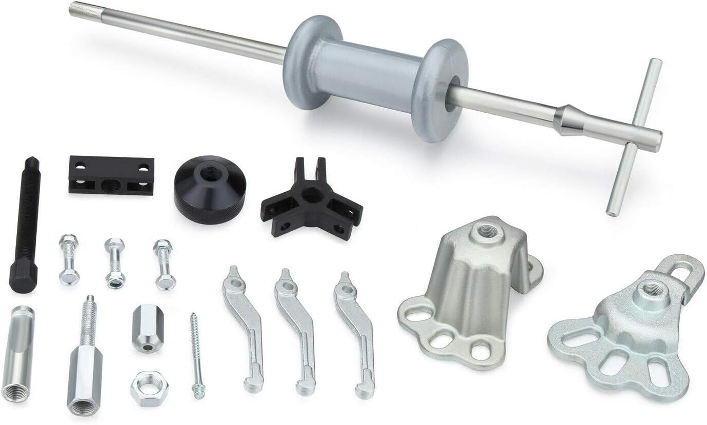 DHA 9-Way Slide Hammer Puller Set, Front Wheel Hub Bearing Remover ...