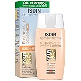 Protetor Solar Facial ISDIN Fusion Water 5 Stars FPS 60 sem cor - 50ml : Amazon.com.br: Beleza