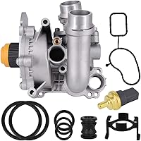 Amazon.com: Aluminum Water Pump With Belt for Audi A3 A4 TT VW Tiguan ...