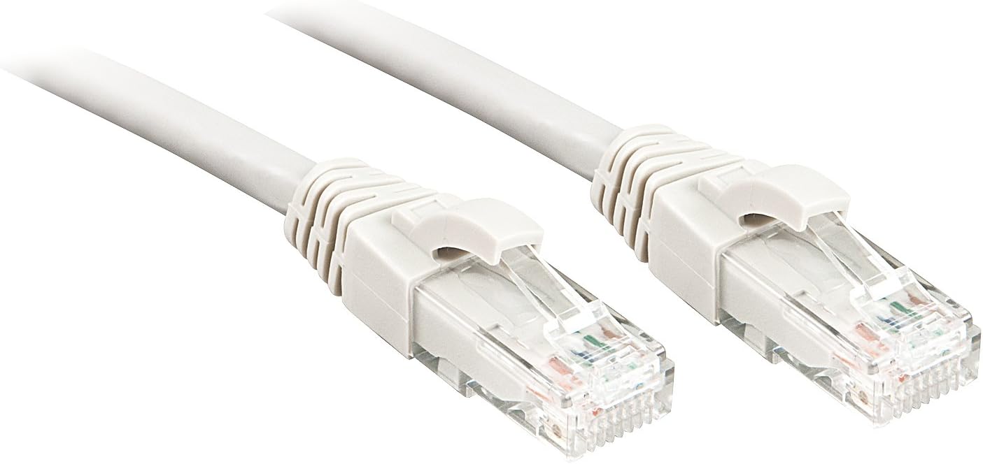 Cat.6 U/UTP Cable, White, 1 m – BigaMart