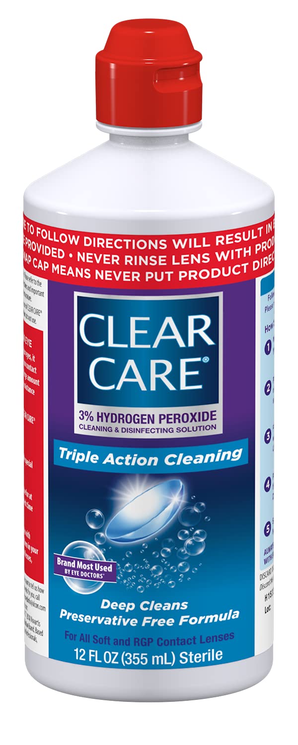 Mua Clear Care CARE Cleaning & Disinfection Solution with Lens Case ...