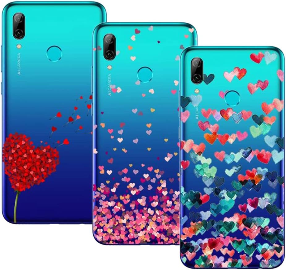Young & Ming Coque Huawei P Smart 2019,3 Pack Transparent Housse TPU ...