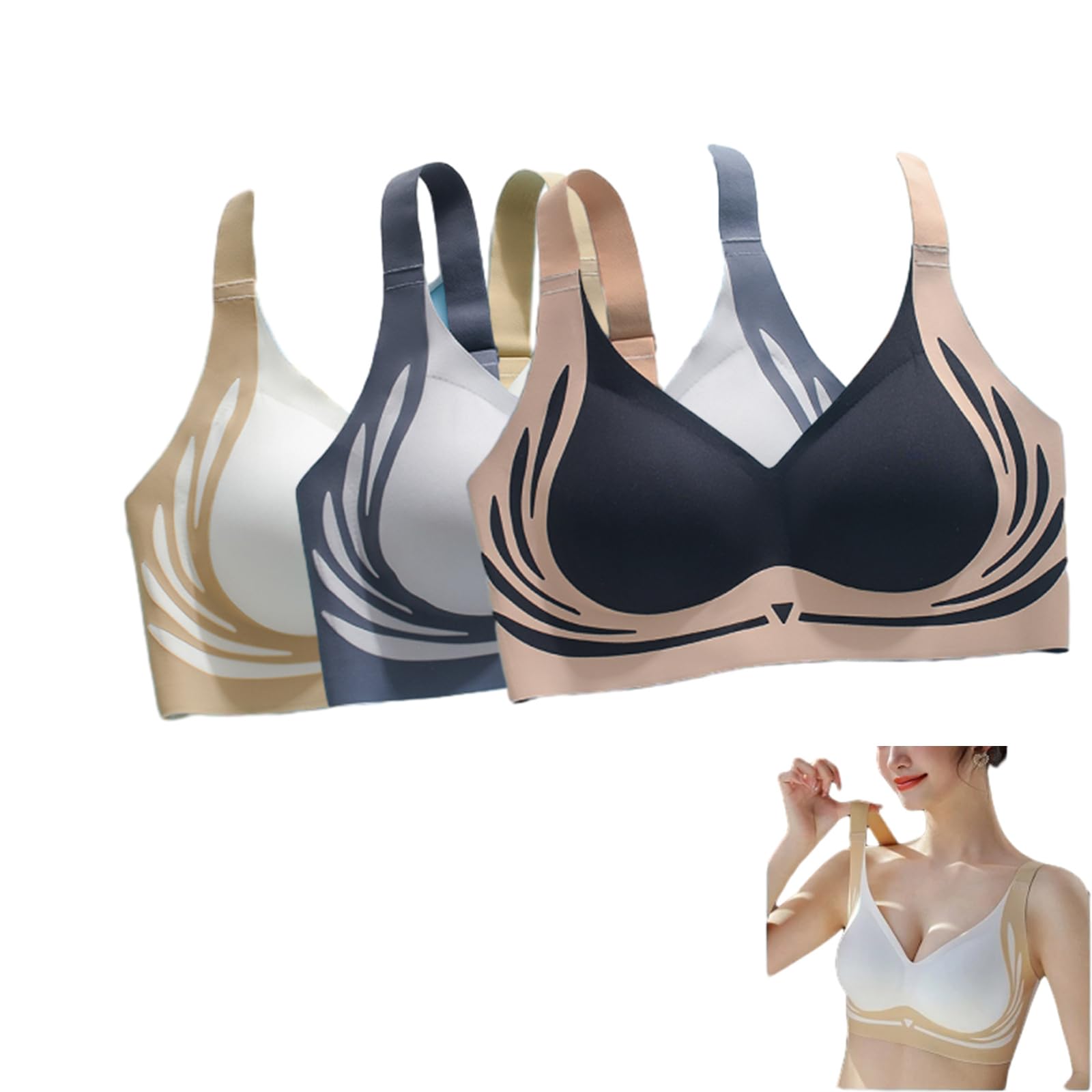Generic Creative-Explosion Bra, Creative Explosion Wireless Push up Bra, Super Gather Bra ...