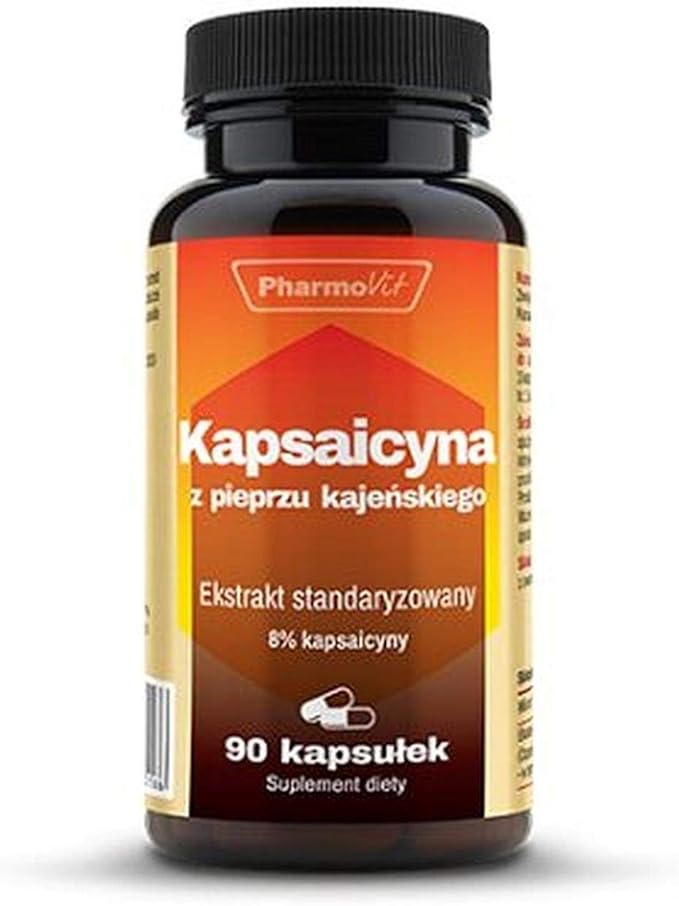 Capsaicin - KAPSAICYNA 90 Capsules Standarised to 8% Capsaicin: Amazon ...