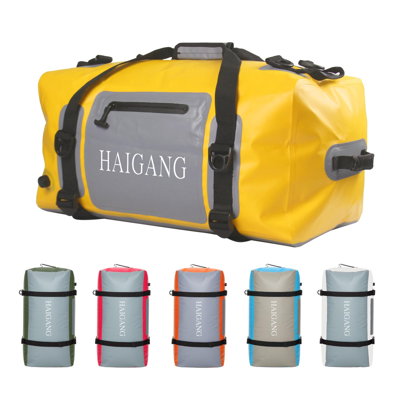 Haigang 70L Waterproof Duffel Bag Travel Dry Bag, Large Capacity ...