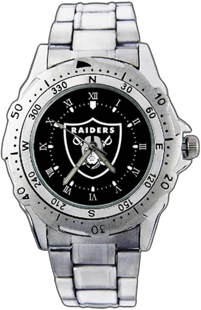 EPSP114 Oakland Raiders Soliders Logo Stainless Steel Wrist Watch ...