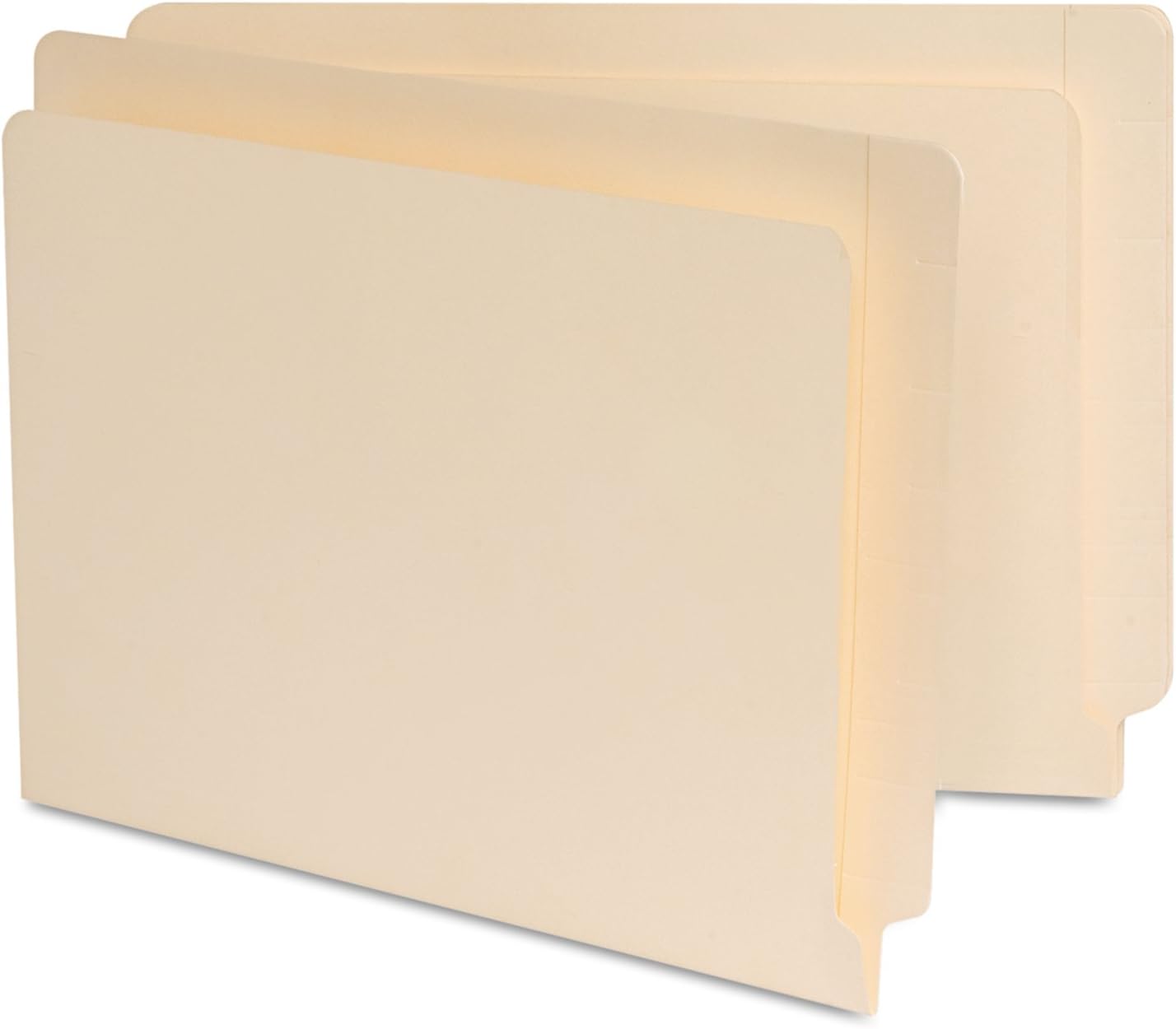 Amazon.com : Universal Manila Reinforced Shelf Folder, Nine" High Front ...