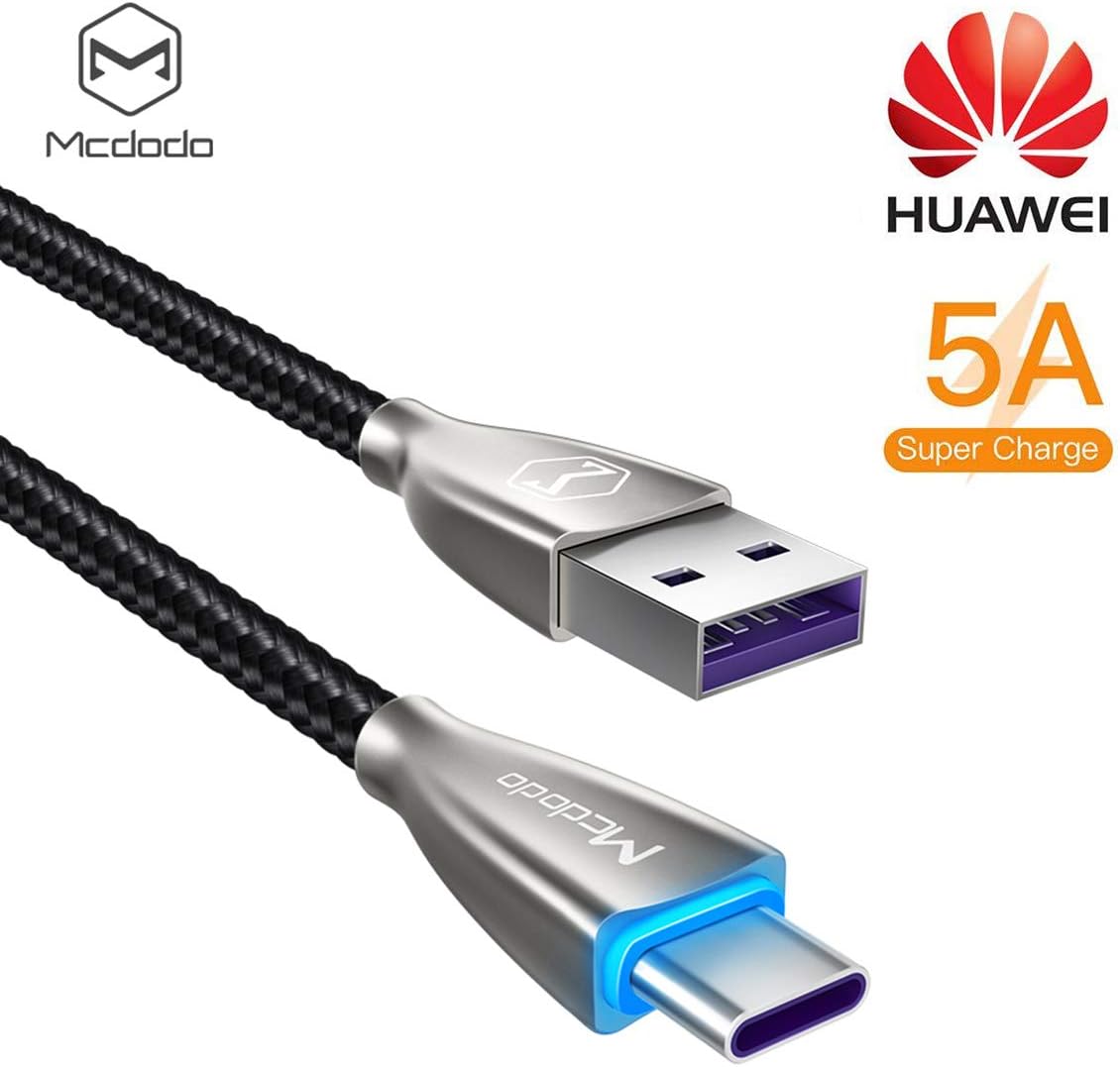 Huawei 5A Type c Cavo USB Type-C 5A Supercharge,Cavo di Ricarica Veloce da USB Tipo C a A per ...