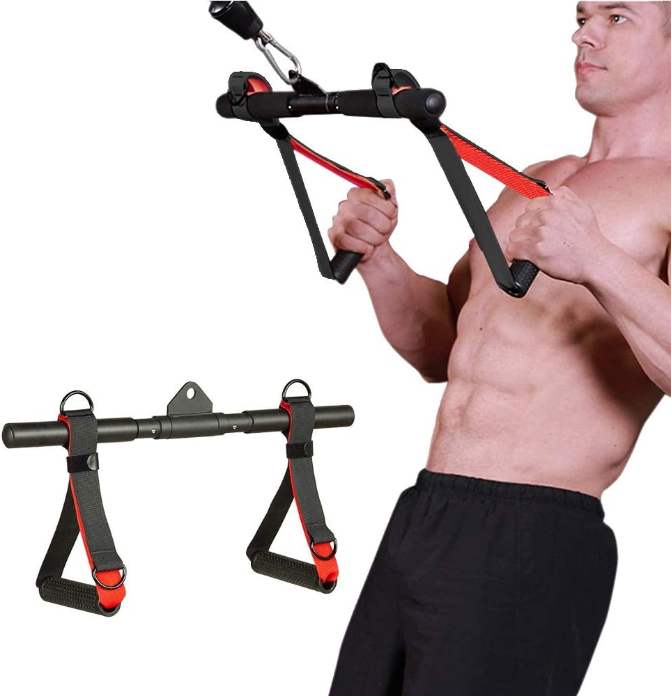 Amazon.com : Clothink Cable Machine Attachments Rowing Machine Handle ...