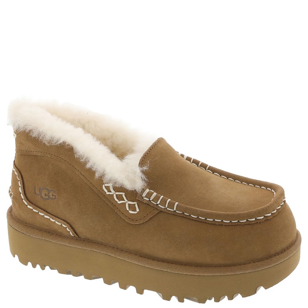 UGG Women's Ansley PARC Slipper, Chestnut, 8 for sale | Mesa, AZ | Nellis Auction