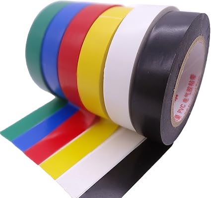 Ruban électrique de 1,5 cm par 15 m, ruban adhésif, isolant électrique ...