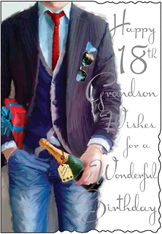 Jonny Javelin Grandson 18th Birthday Card – BigaMart