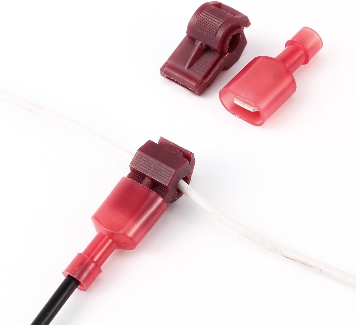 AKORD Joints Joins Clips Locks Quick Splice Wire Cable Connectors, Red ...
